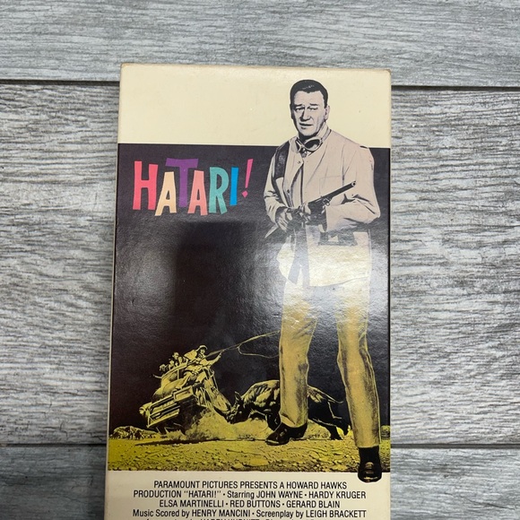 Paramount home video | Media | Hatari Vhs 961 Color Double Vhs Boxed ...